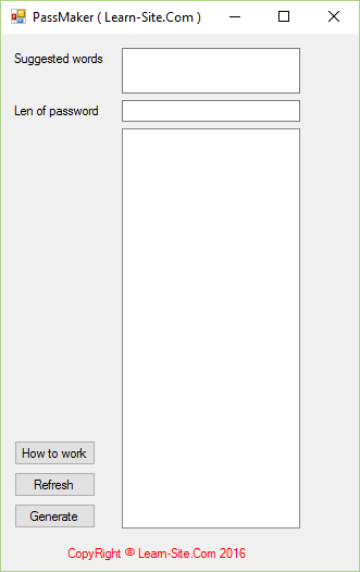 Password Generator C Source Learn Site
